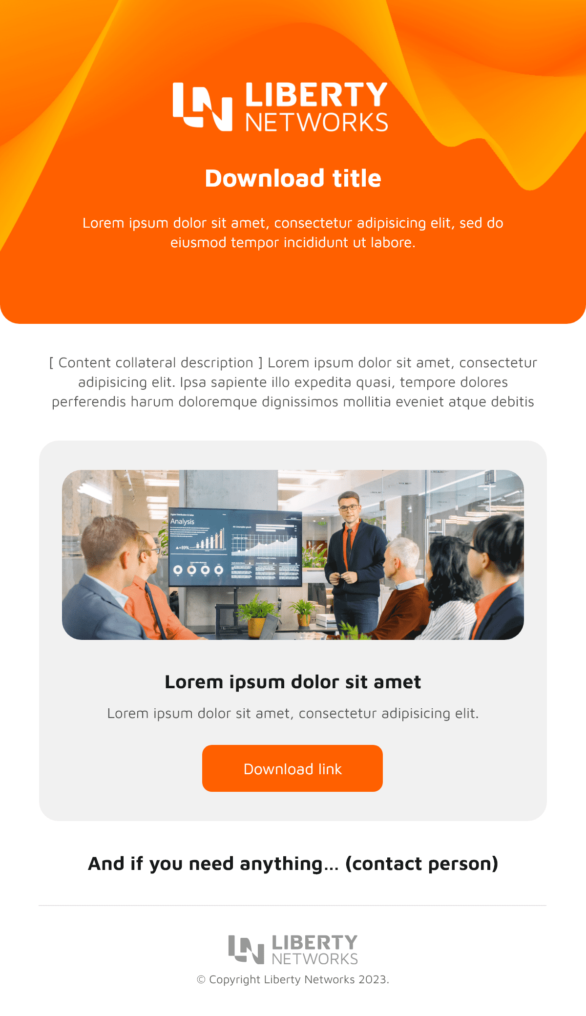 3 Strikes campaigns | Launch kit | Liberty Networks